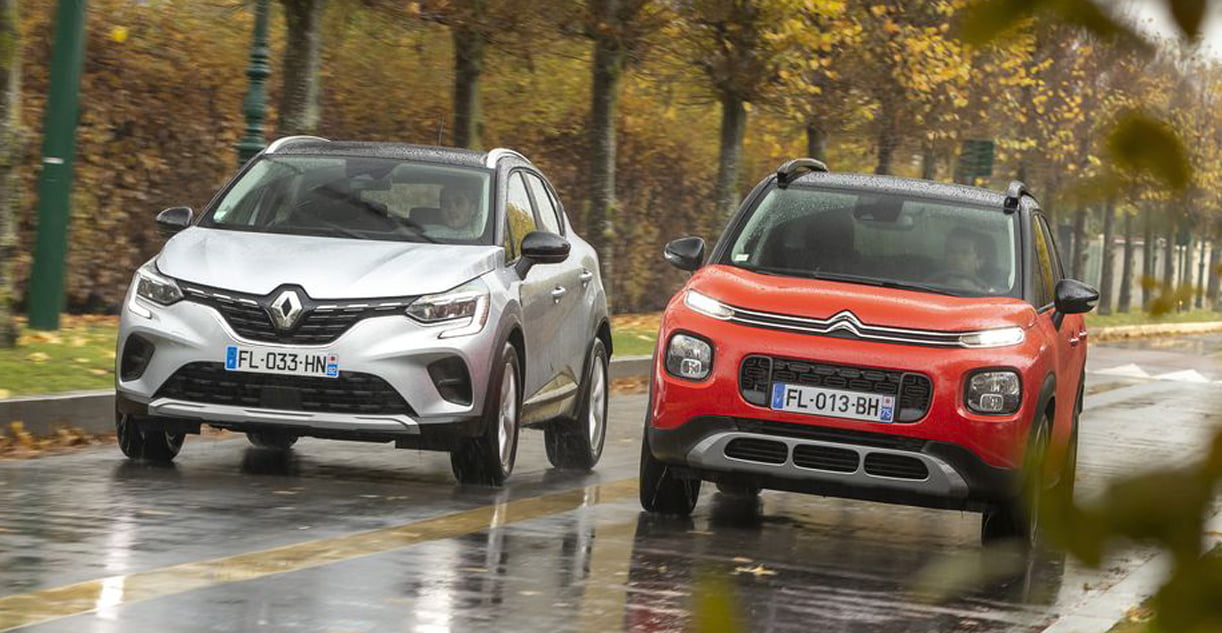 Exclusief: nieuwe Renault Captur in duel met Citroën C3 Aircross ...