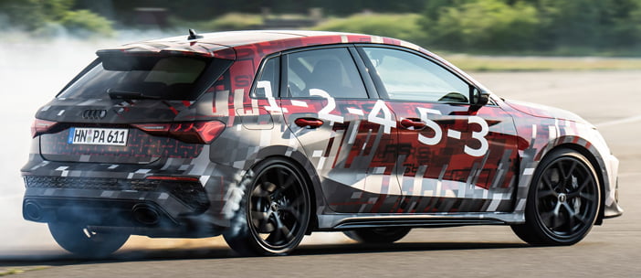Nieuwe Audi RS3 krijgt 400 pk en driftmodus – Autointernationaal.nl