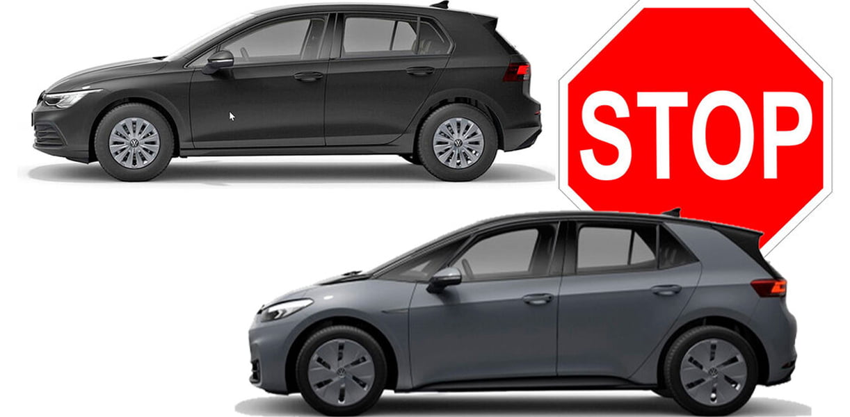 Volkswagen Golf en ID.3 kunnen niet als basisversie worden besteld ...