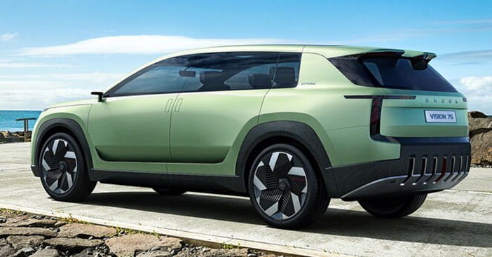 Skoda rijdt de elektrische toekomst in met de Vision 7S ...