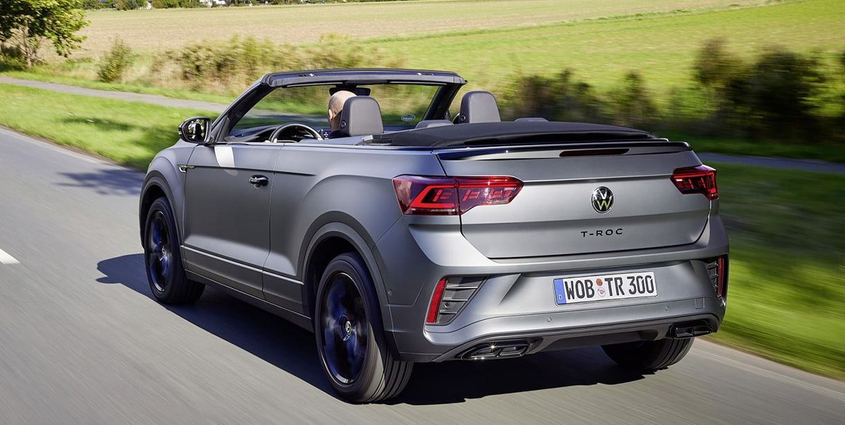 Voor de senior / grijze golf: Volkswagen T-Roc Cabrio R-Line ‘Edition ...