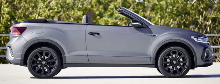 Voor de senior / grijze golf: Volkswagen T-Roc Cabrio R-Line ‘Edition ...