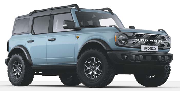 Prijs vergelijking Ford Bronco – Autointernationaal.nl