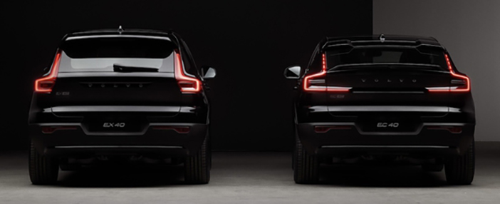Volvo: XC40 Recharge wordt EX40 (en C40 Recharge wordt EC40) – Autointernationaal.nl