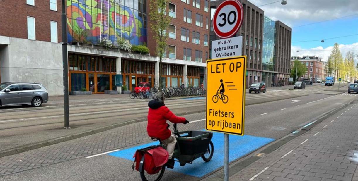 Snelle fiets op de rijbaan: maakt dat Amsterdam veiliger ...