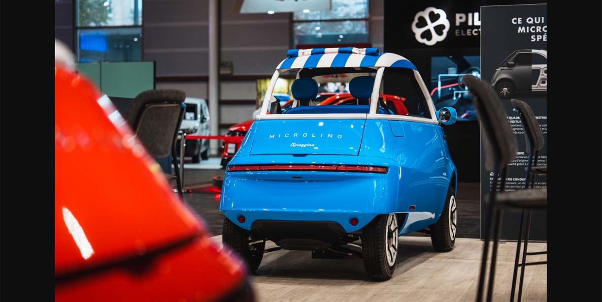 Fiat 600 Jolly revisited: Microlino Spiaggina – Autointernationaal.nl