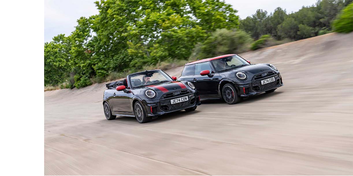 Nu ook met verbrandingsmotor: Mini Cooper & Cabrio als John Cooper ...